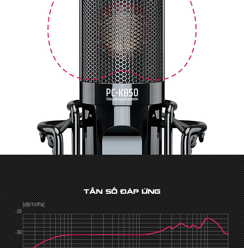 phát hành sản phẩm mới mic thu âm TAKSTAR PC-K850 - Takstar company
